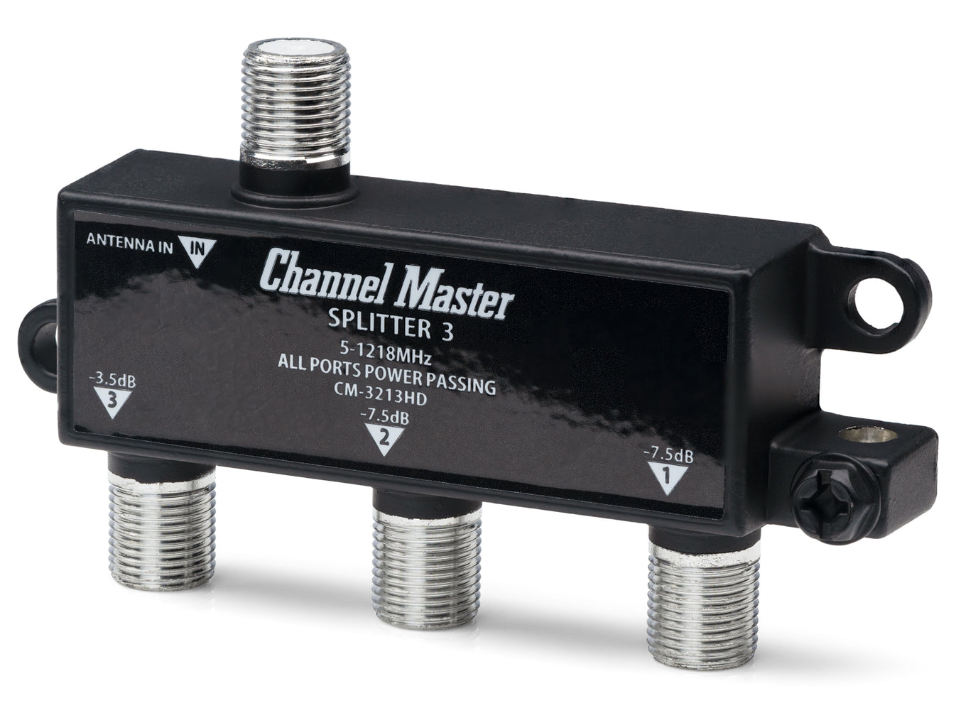 Splitter 3 for TV Antennas (3-Way) | Channel Master (CM-3213HD)