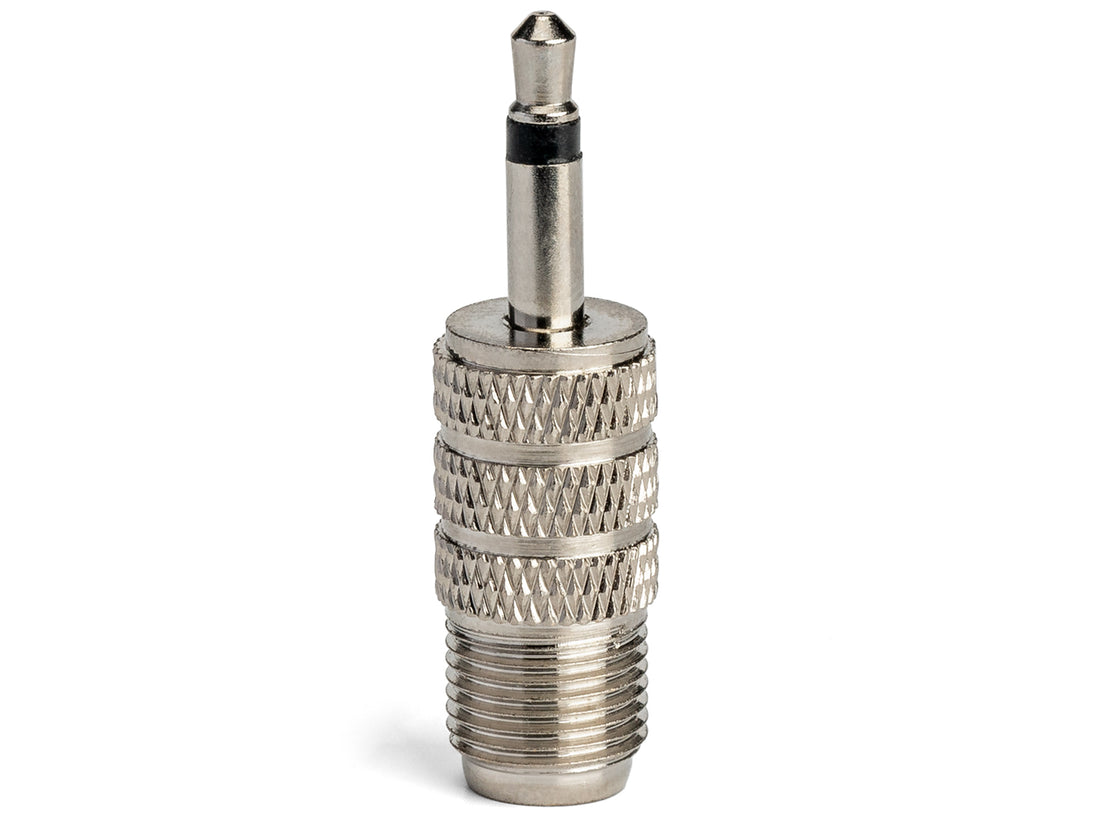 FM Antenna Adapter - 3.5mm Plug to Female F-Type Coax Connector ...