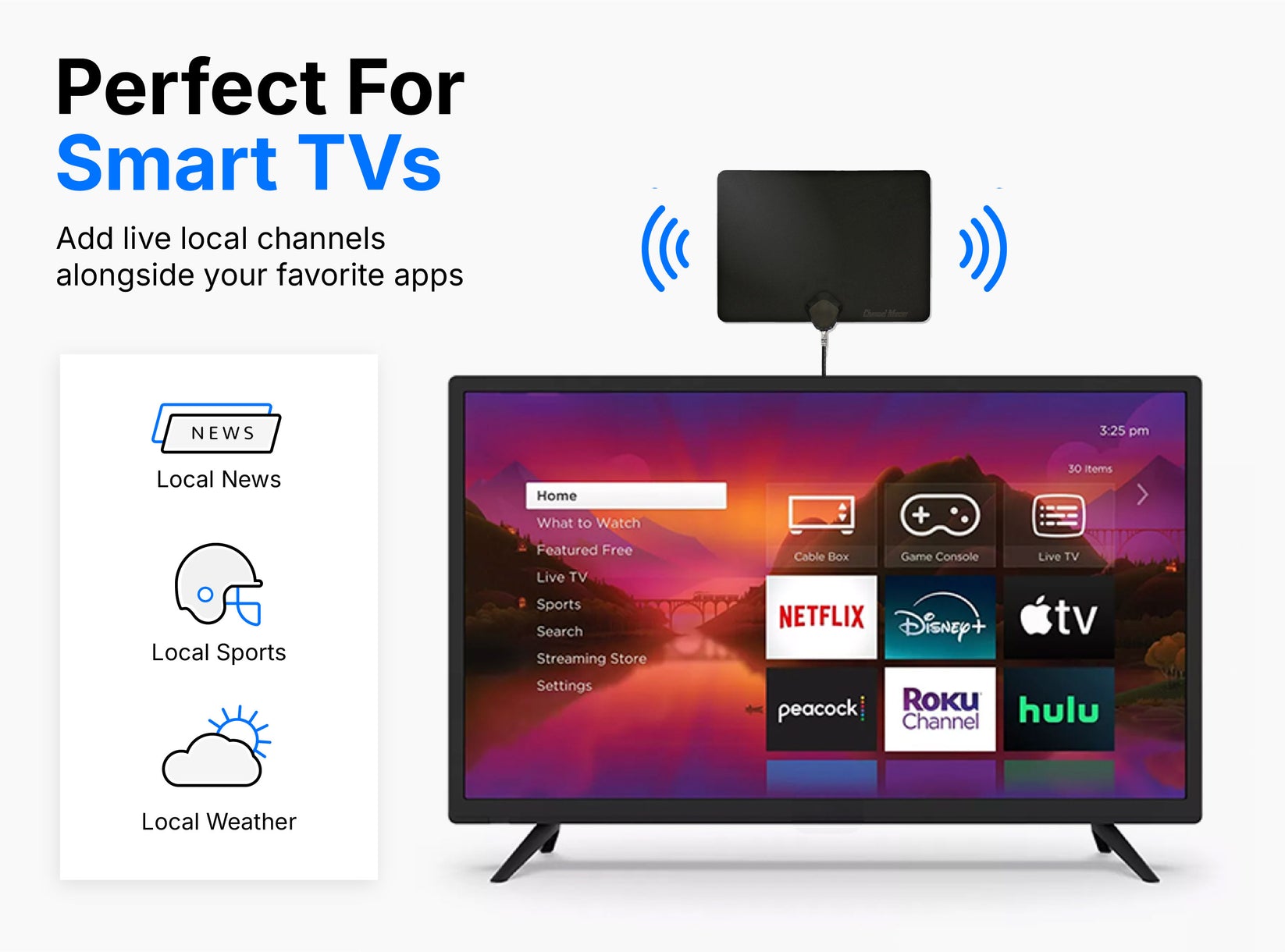 FLATenna - Indoor TV Antenna | Channel Master