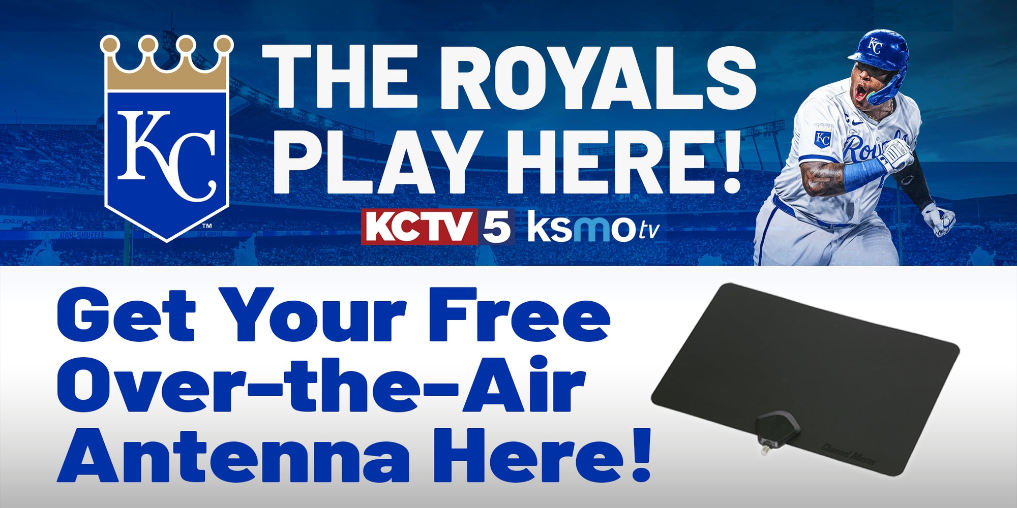 How to Kansas City Royals for free with a TV Antenna on KCTV – Channel ...